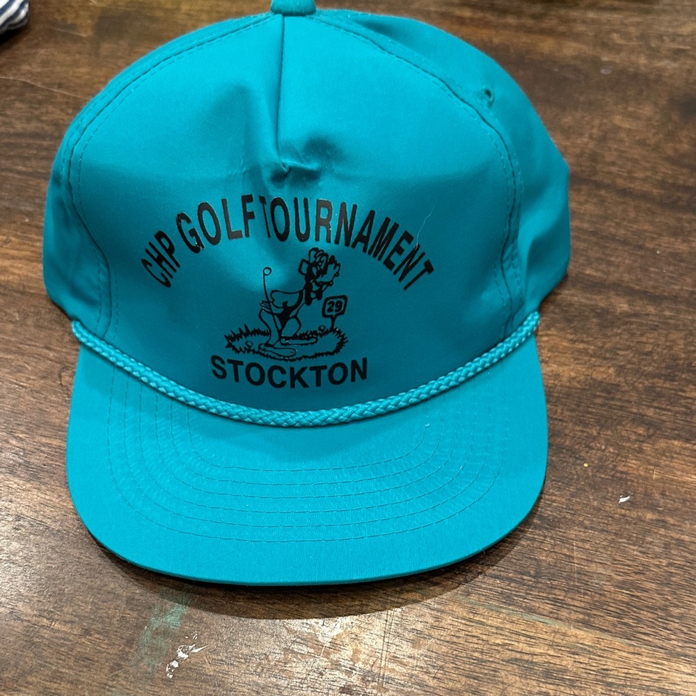 Teal Golf Tournament Cap - Gem
